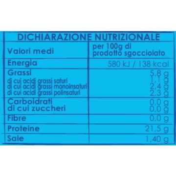 FILETTI DI SALMONE AL NATURALE 81 g PRIMIA - Primia