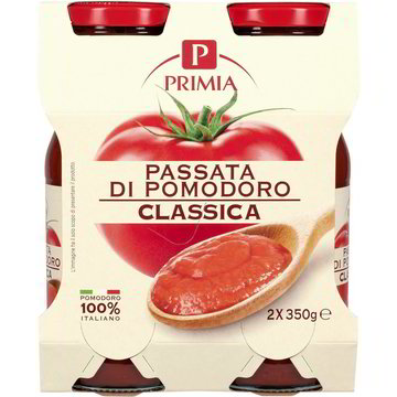 PASSATA DI POMODORO CLASSICA 2x350 g PRIMIA - Primia